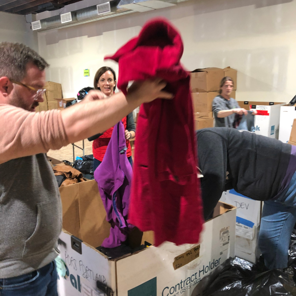 JCA Team Volunteers with Transition Projects in Portland as Part of ...