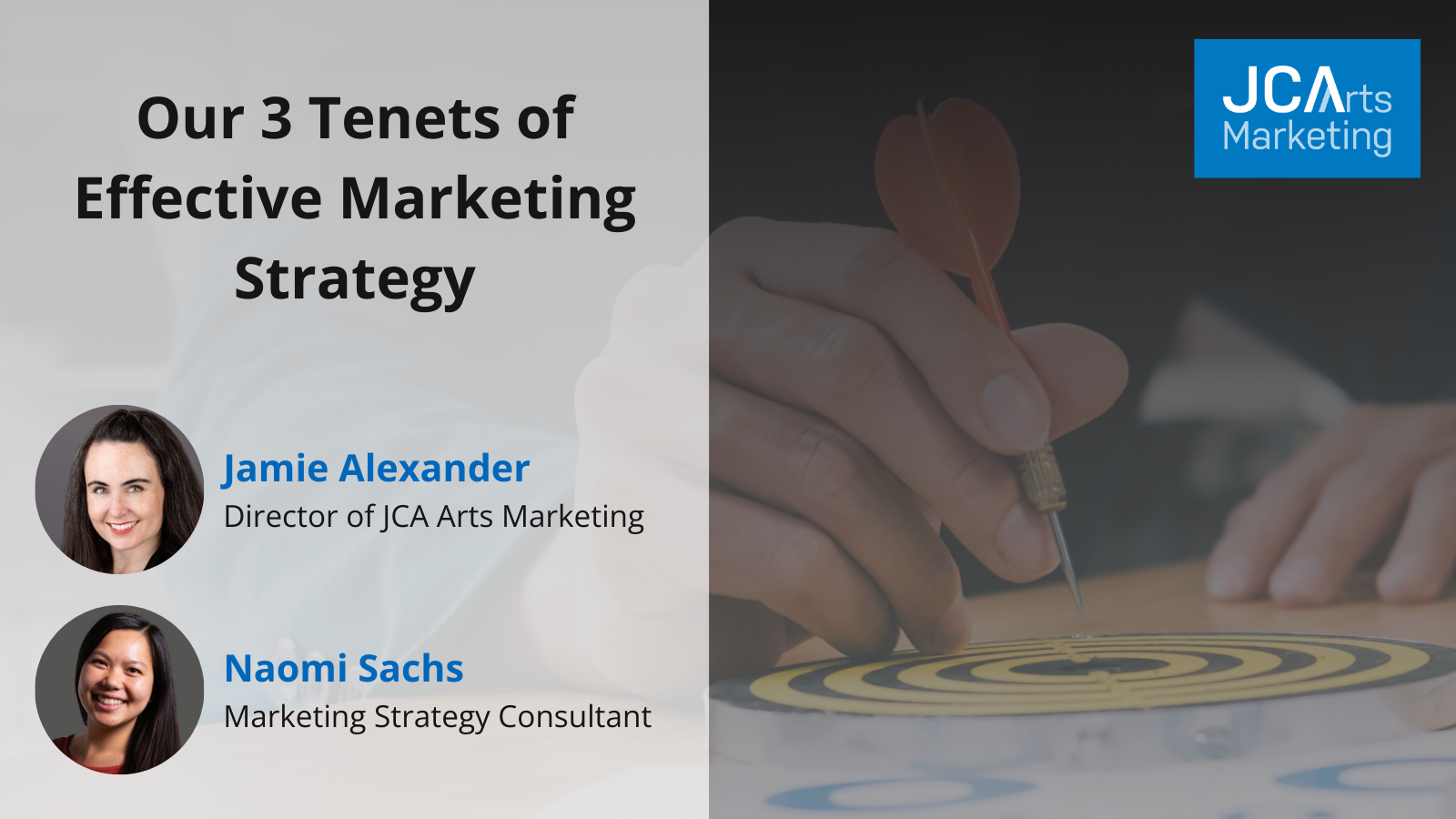 Our 3 Tenets of Effective Marketing Strategy - JCA