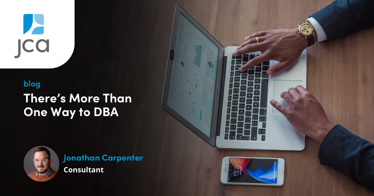 There’s More Than One Way to DBA